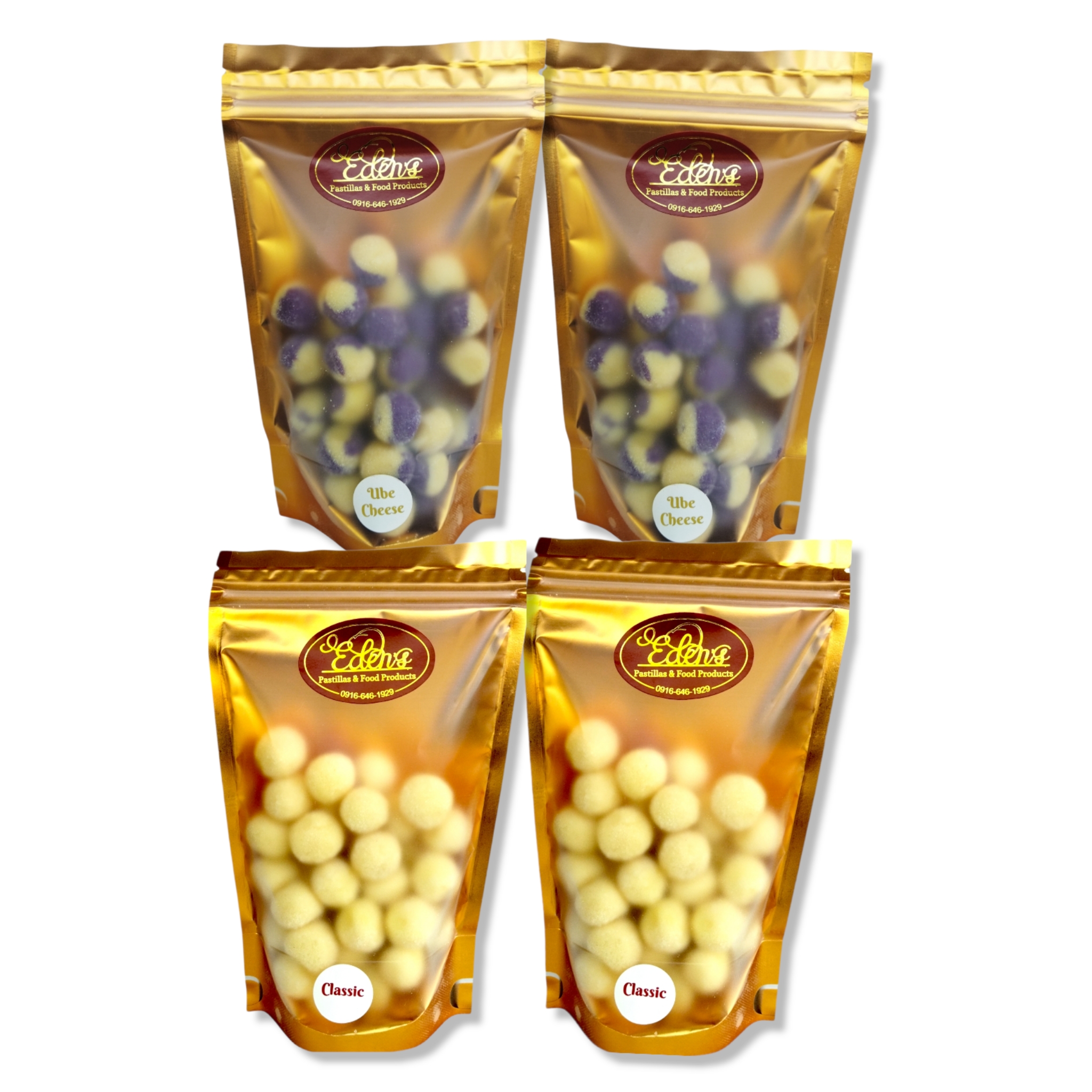 Eden's Pastillas Bundle of 4 Set B (2 Ube cheese, 2 Classic) | Lazada PH
