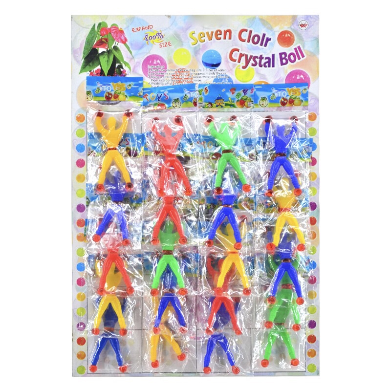 YZN 20pcs Wall Sticky Spider-Man Magical Turn Somersault Wall Climbing ...