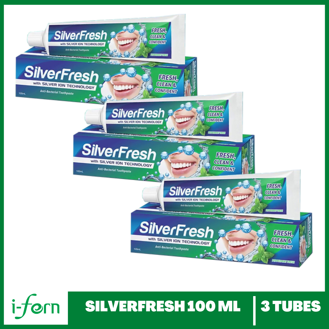 Silverfresh Whitening Toothpaste with Silver Ion Technology 100ml 3 ...