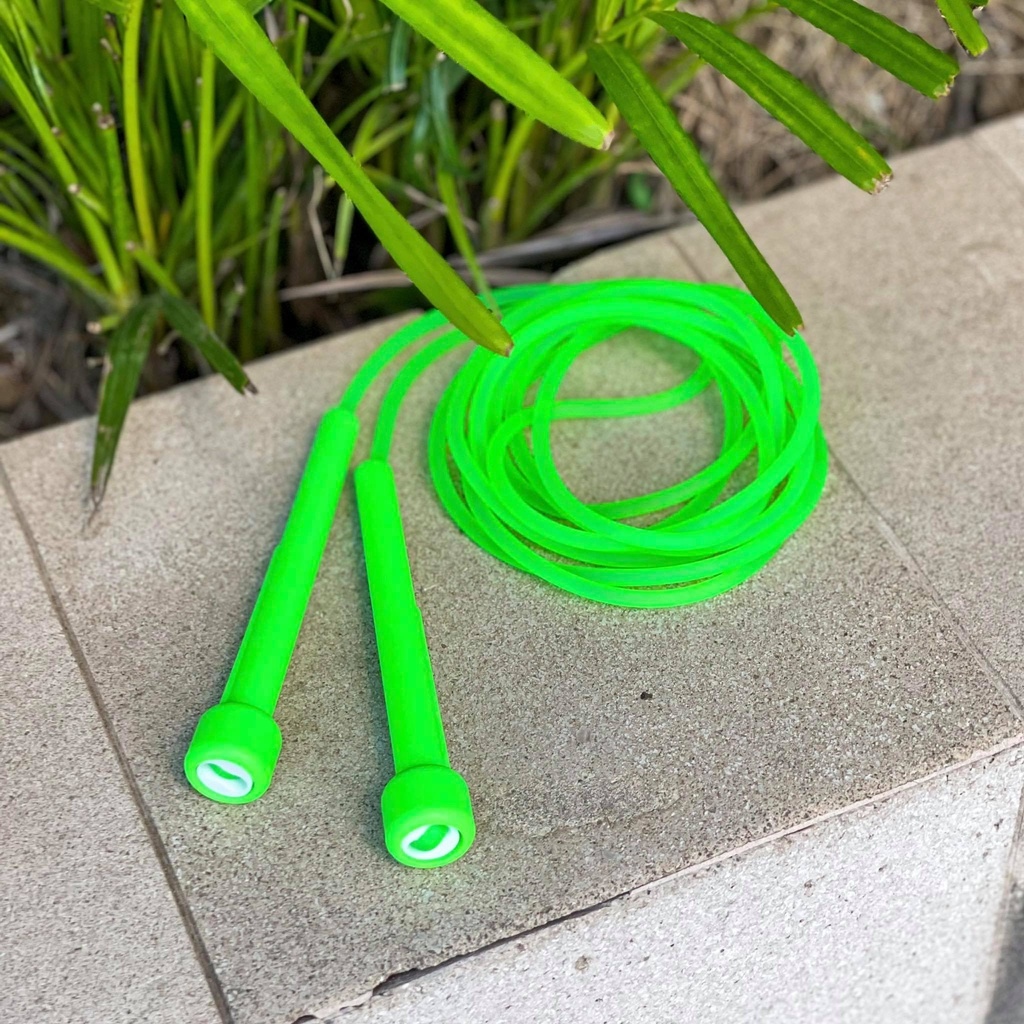 PVC Neon Adjustable Jump Rope Training Speed Rope Sports Exercise Fast ...