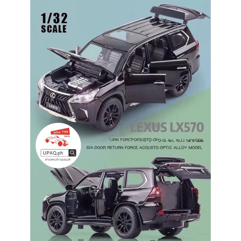 *alloy toy*LEXUS LX570 1:32 ALLOY DIE CAST CAR MODEL 32633 | Lazada PH