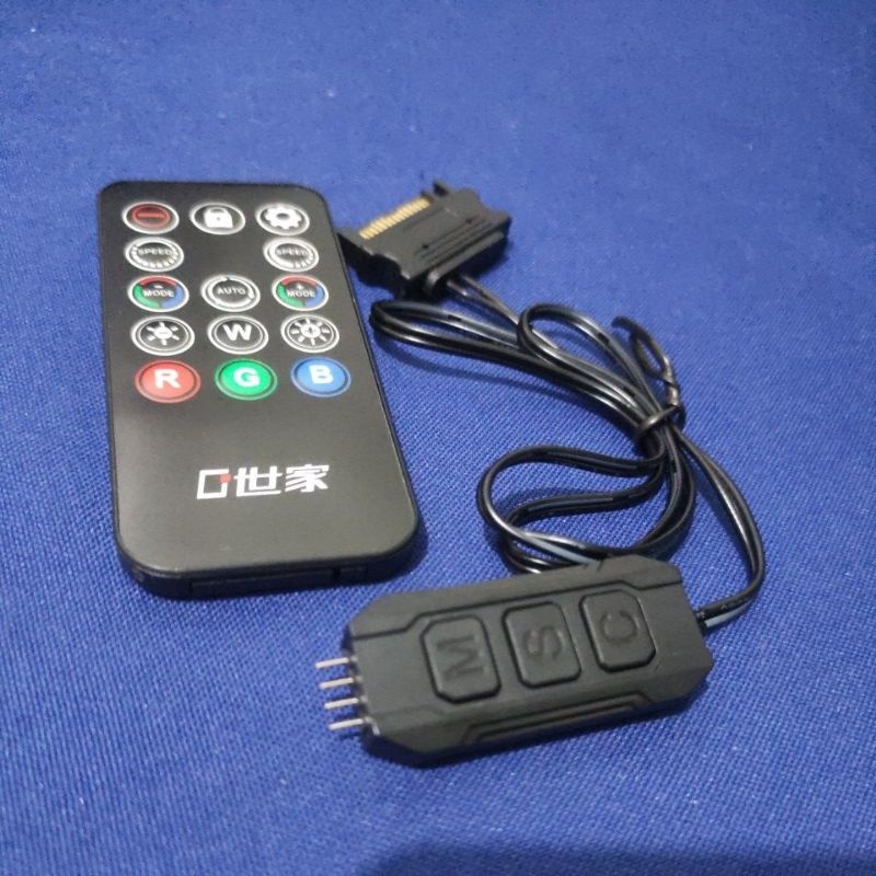 3PIN 5VOLTS ARGB 4PIN 12VOLTS RGB CONTROLLER SATA POWER MYSTICLIGHT RGB ...