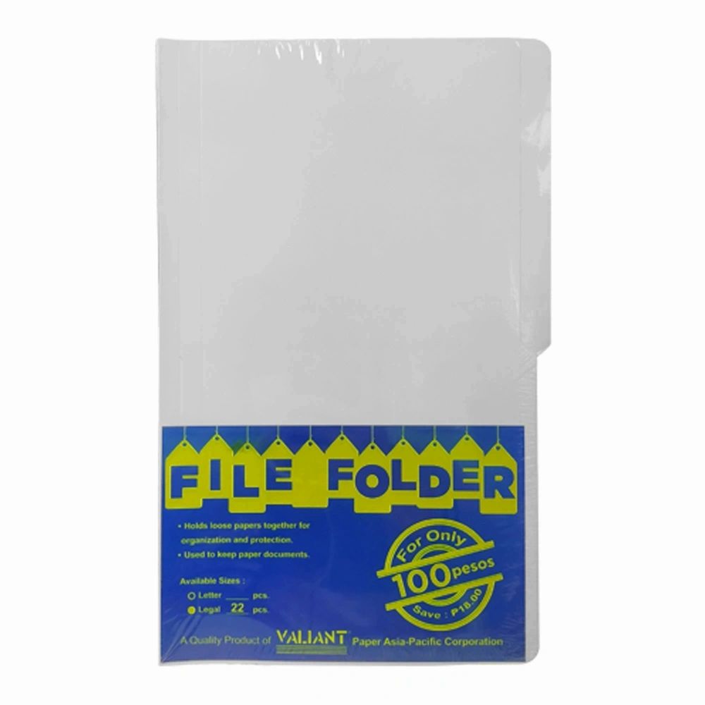 Homemazing Ph Valiant White File Folder Short and Long Size | High ...