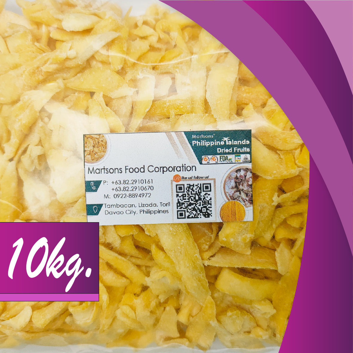 Dried GREEN Mango (10kg in clear plastic bags) | Non-COD | Lazada PH