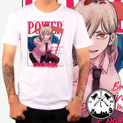 Power Chainsawman Tshirt Shirt | Lazada PH