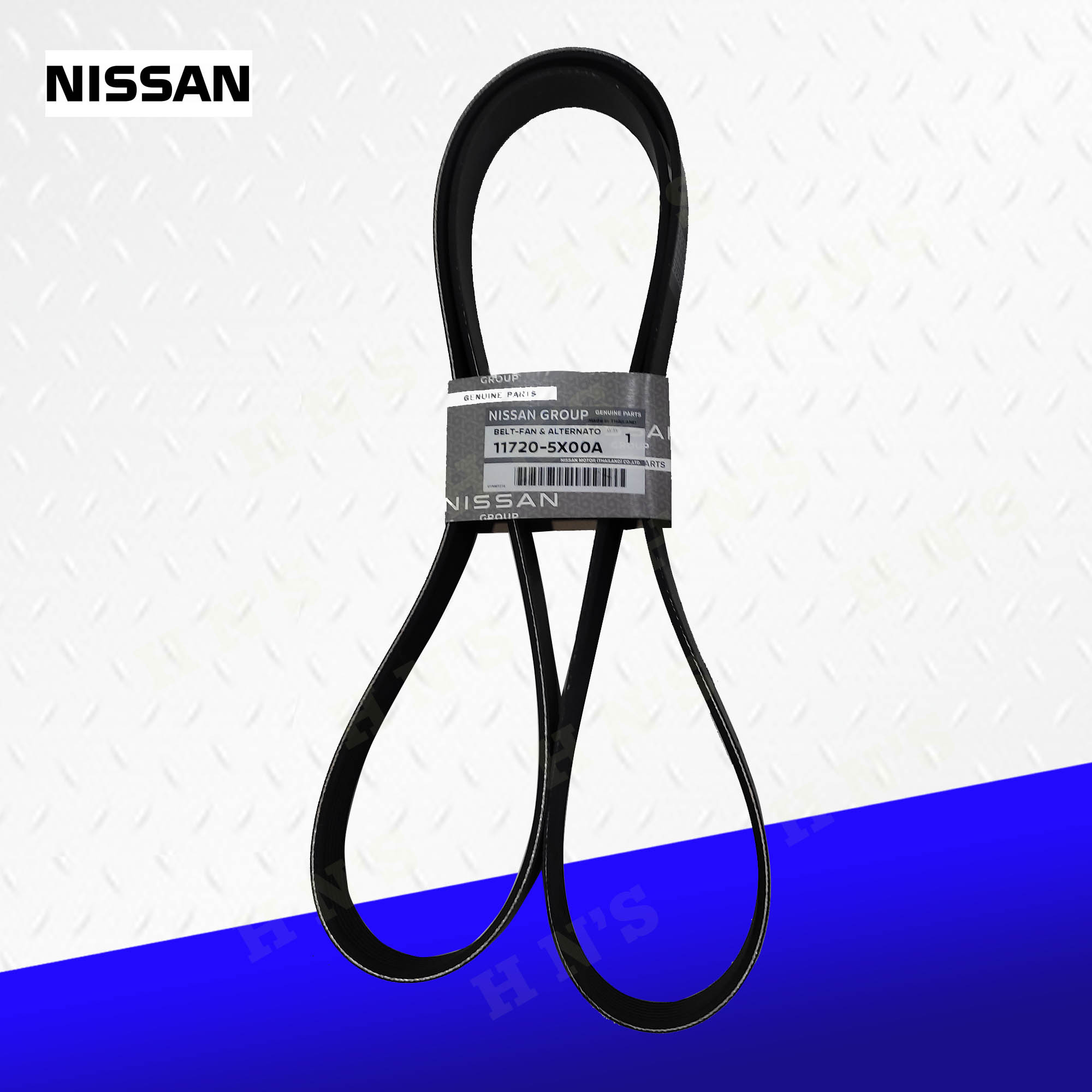 Nissan Genuine Alternator Drivebelt 11720-5X00A for Nissan NP300 ( 2015 ...