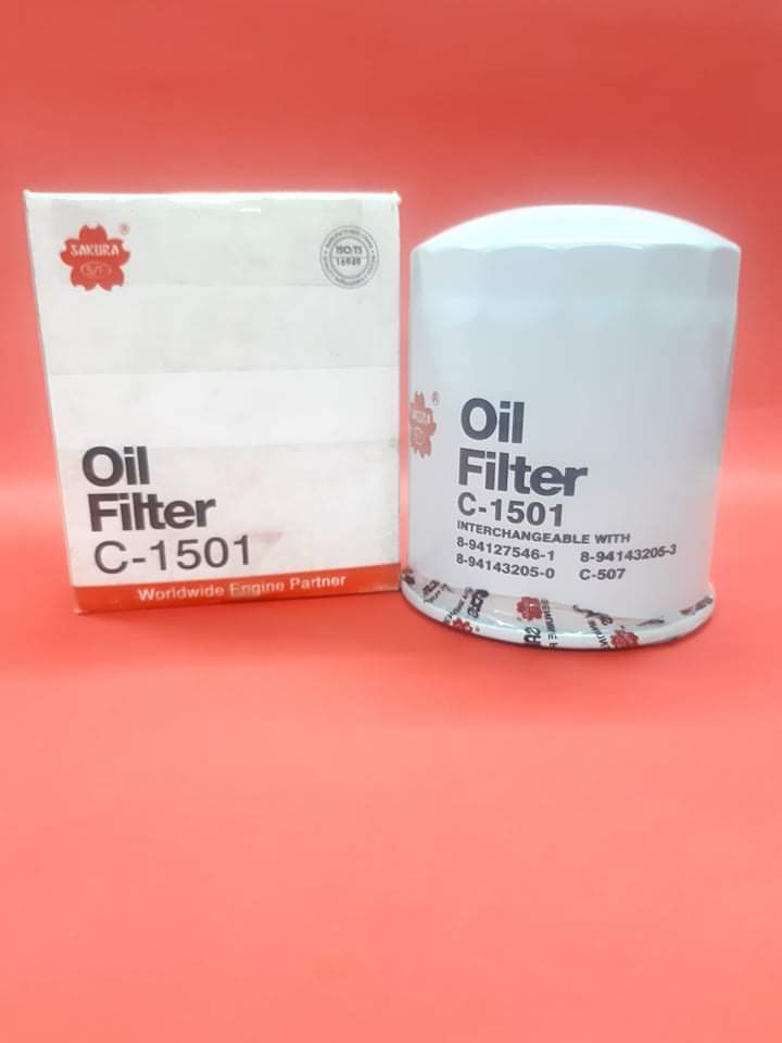 SAKURA OIL FILTER C-1501 (C-507 VIC) for ISUZU C223 | Lazada PH