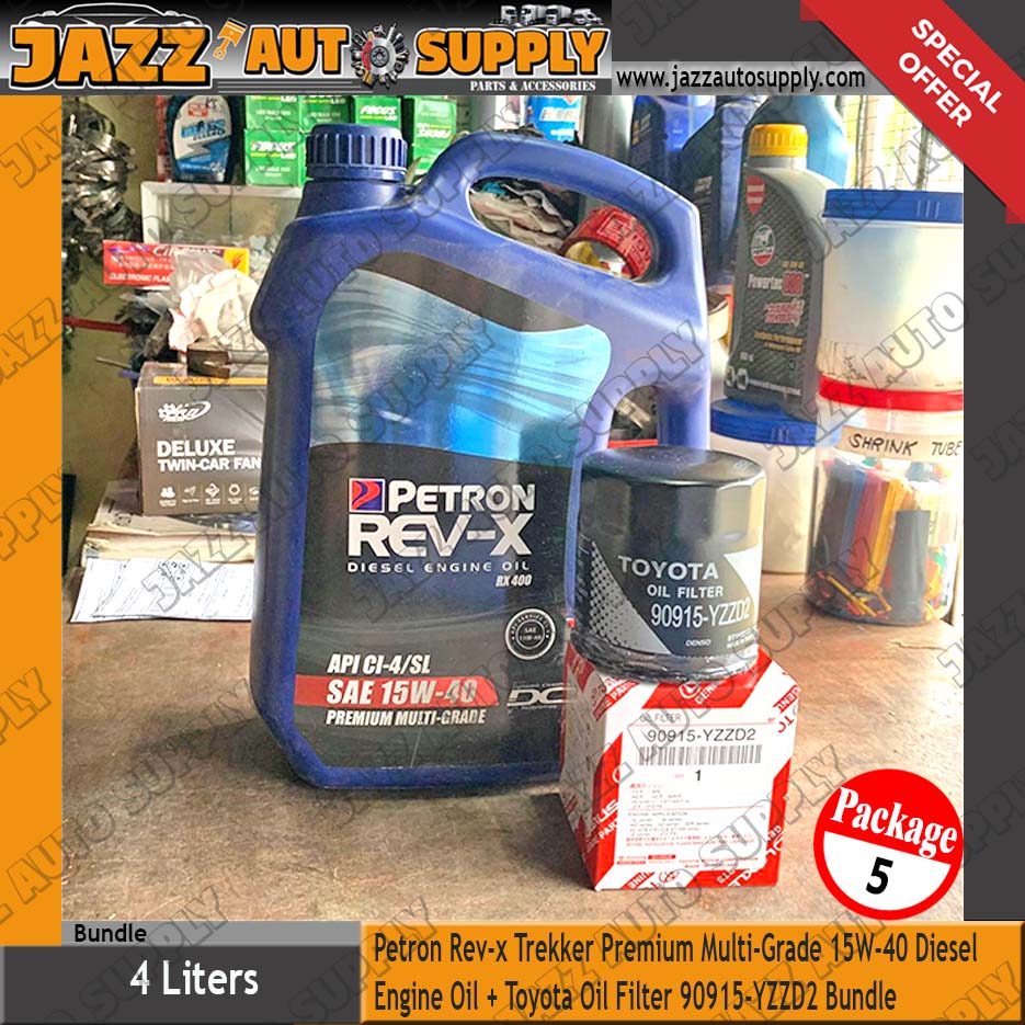 Petron Rev-x RX400 Premium Multi-Grade 15W-40 Diesel Engine Oil ...