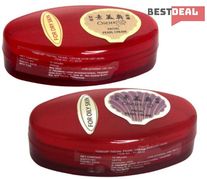 oseur facial pearl cream for oily skin or for dry skin genuine and ...