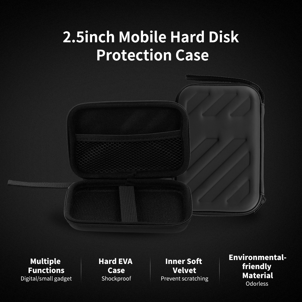 Sale Exte rnal Hard Drive Disk Case Shockproof EVA Case 2.5in HDD with ...