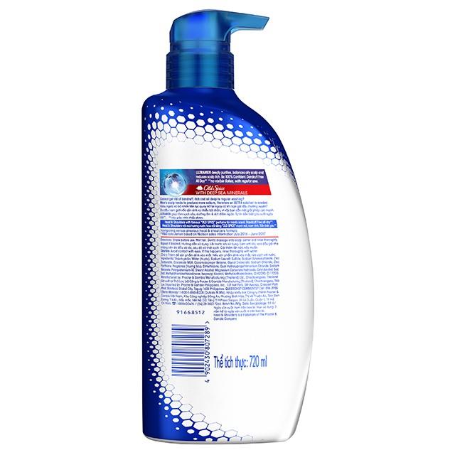 Head Shoulders Ultramen Old Spice Anti Dandruff Shampoo 720ML | Lazada PH