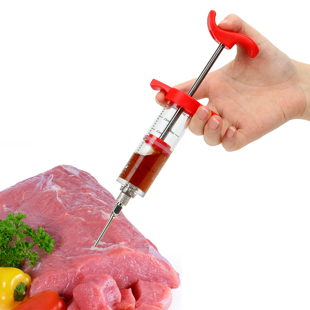 Kitchen Accessories Poultry Turkey Chicken Flavor Syringe BBQ Meat ...