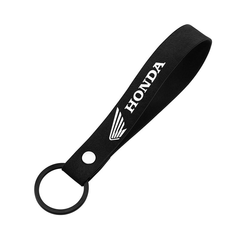 Honda Motorcycle Keychain Men's Creative Suede Keyring Key Chain Ring ...