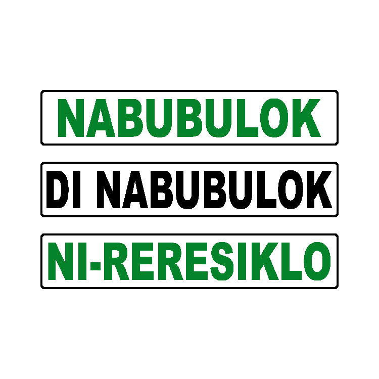 Nabubulok - Di Nabubulok at Ni-Reresiklo - 3M Sticker Laminated ...