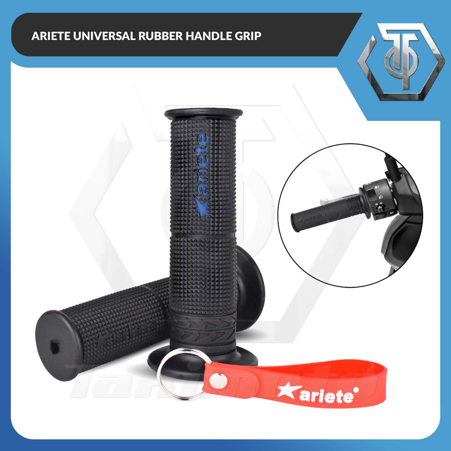 Takimoto Ariete Universal Rubber Handle Grip universal free Keychain ...
