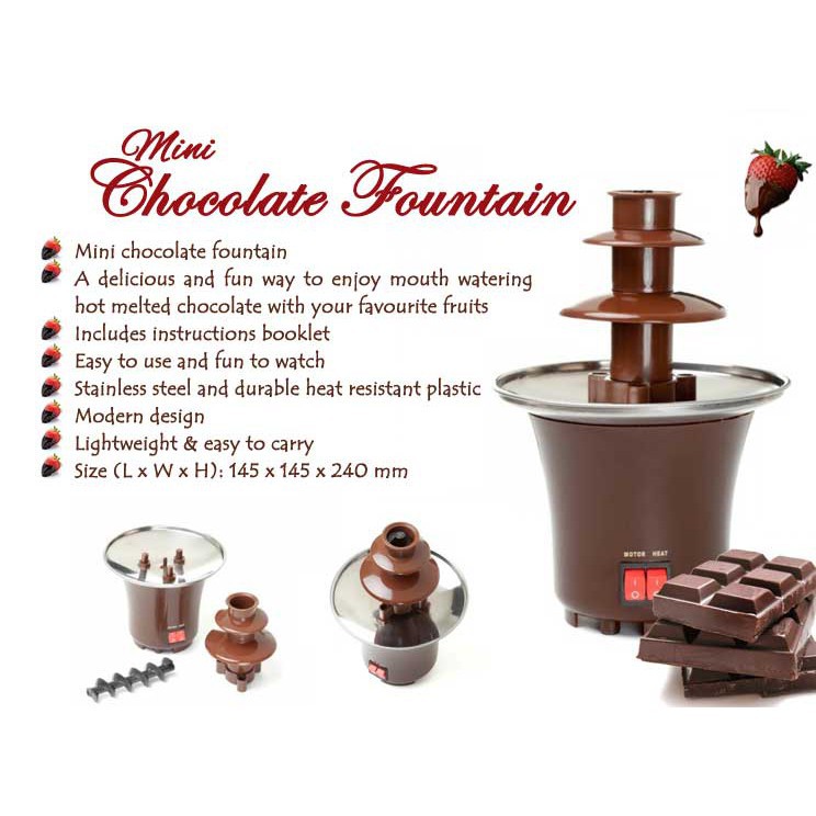 Fondue Mini Chocolate Fountain OP | Lazada PH
