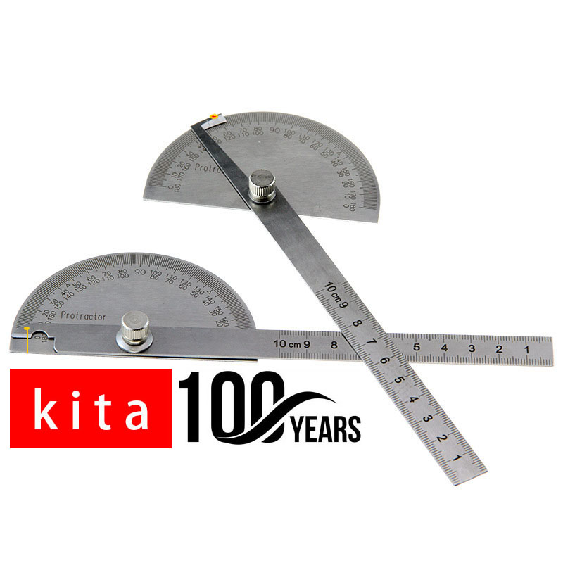 kita100years #RRRC89 angle Ruler Stainless Steel Universal Multi ...