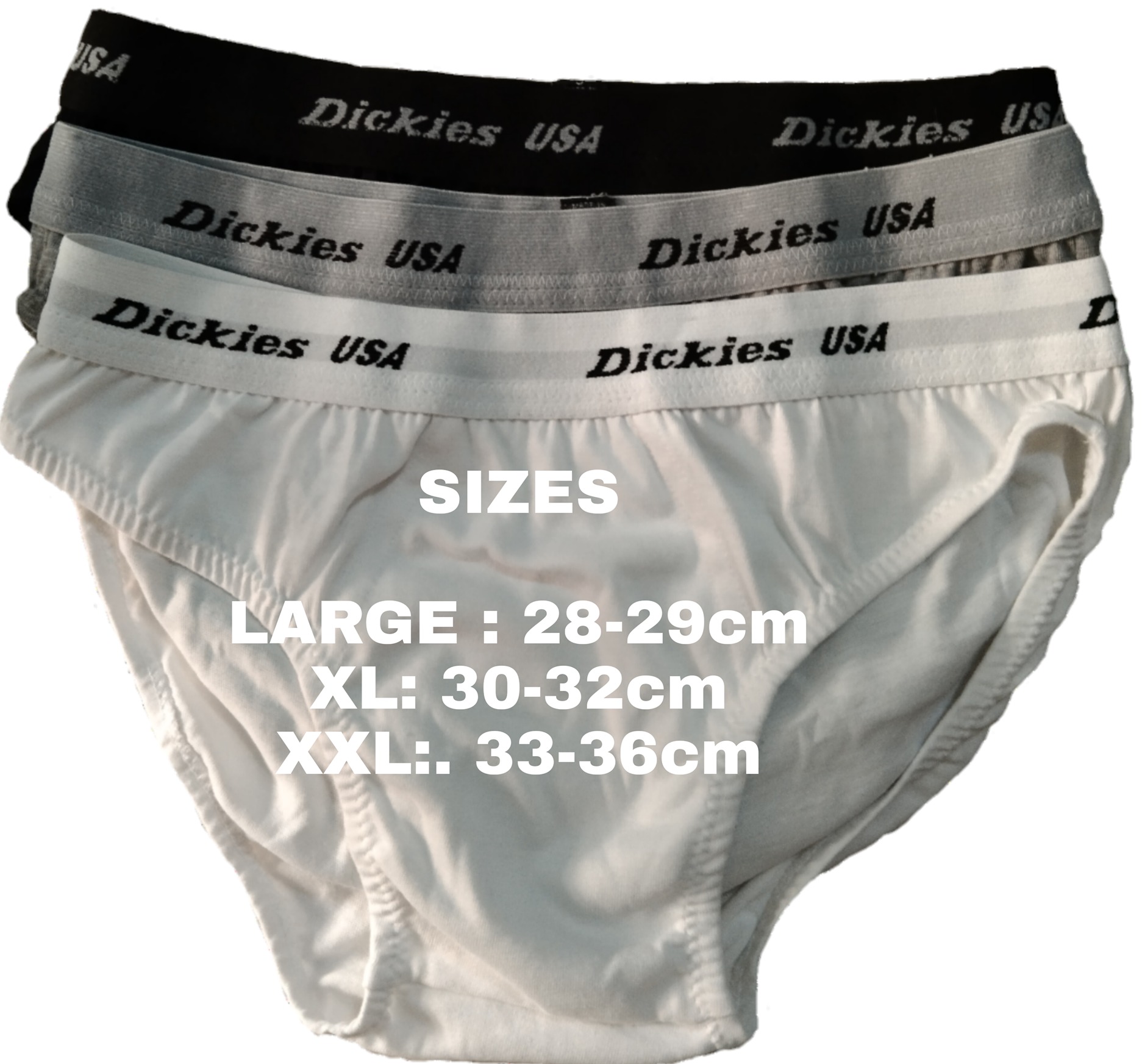 Dickies USA Assorted Cotton Men's Brief 3 in 1 Pack | Lazada PH