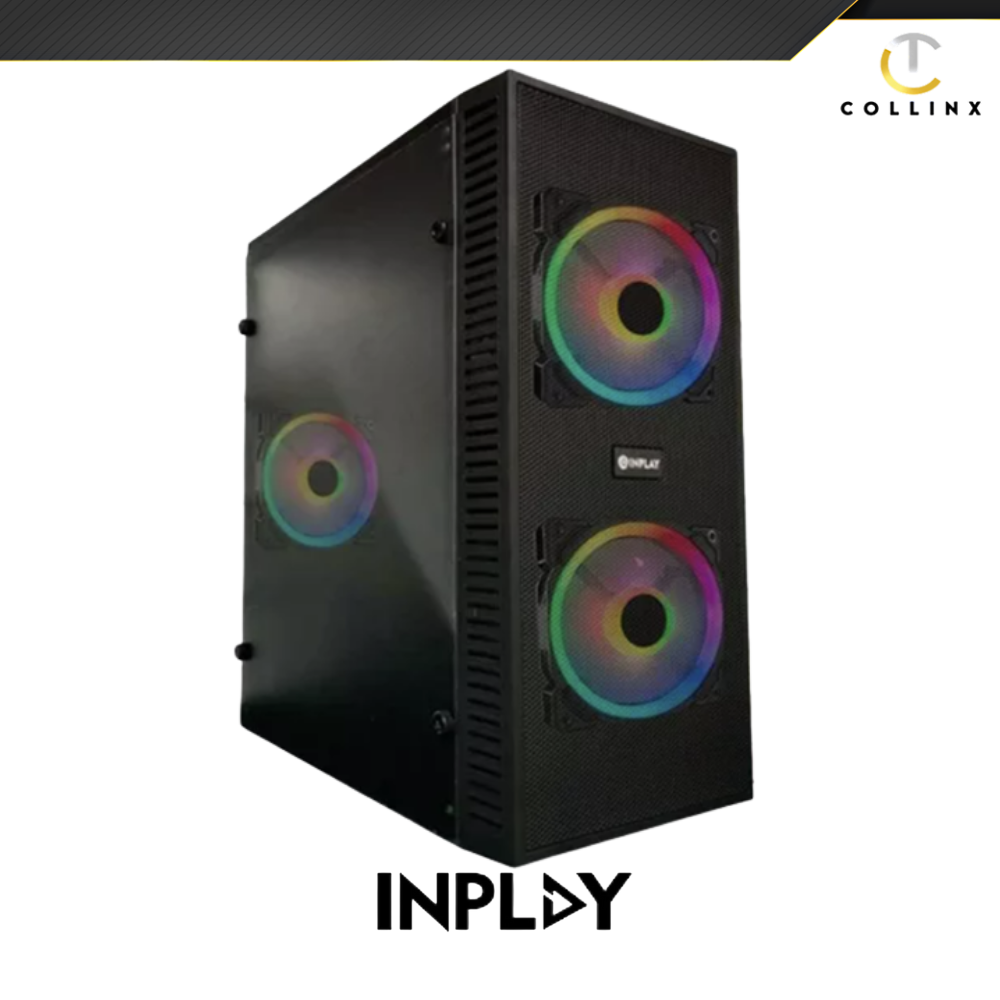 Inplay Wind 01 Black Gaming Case | mATX Acrylic | For PC Desktop | For ...