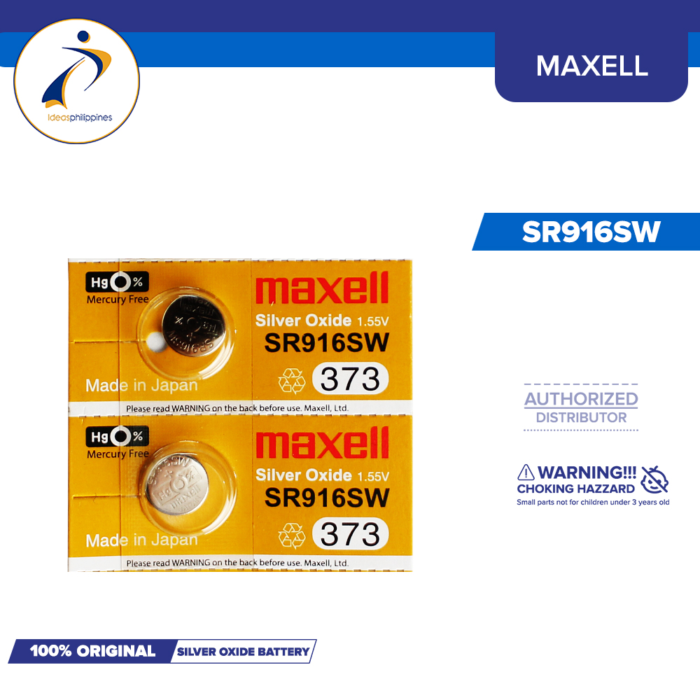 Maxell SR916SW Silver Oxide Battery Pack of 2 | Lazada PH
