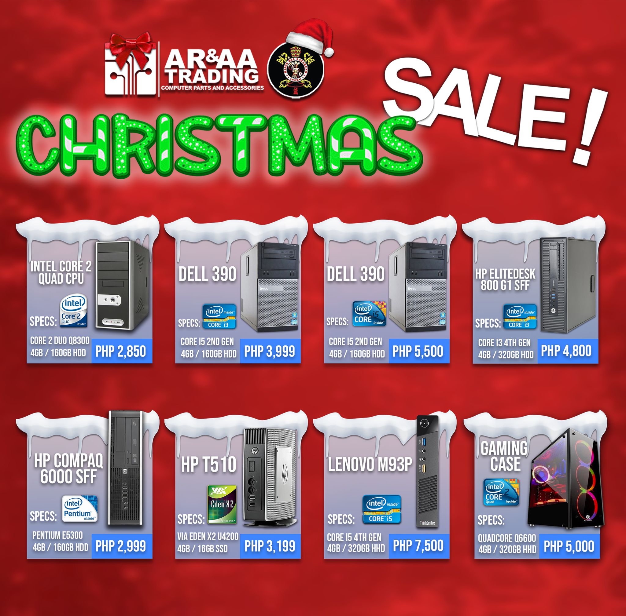 CPU PC Desktop Package Computer Sytem Units Pentium Core I3 Core I5 ...