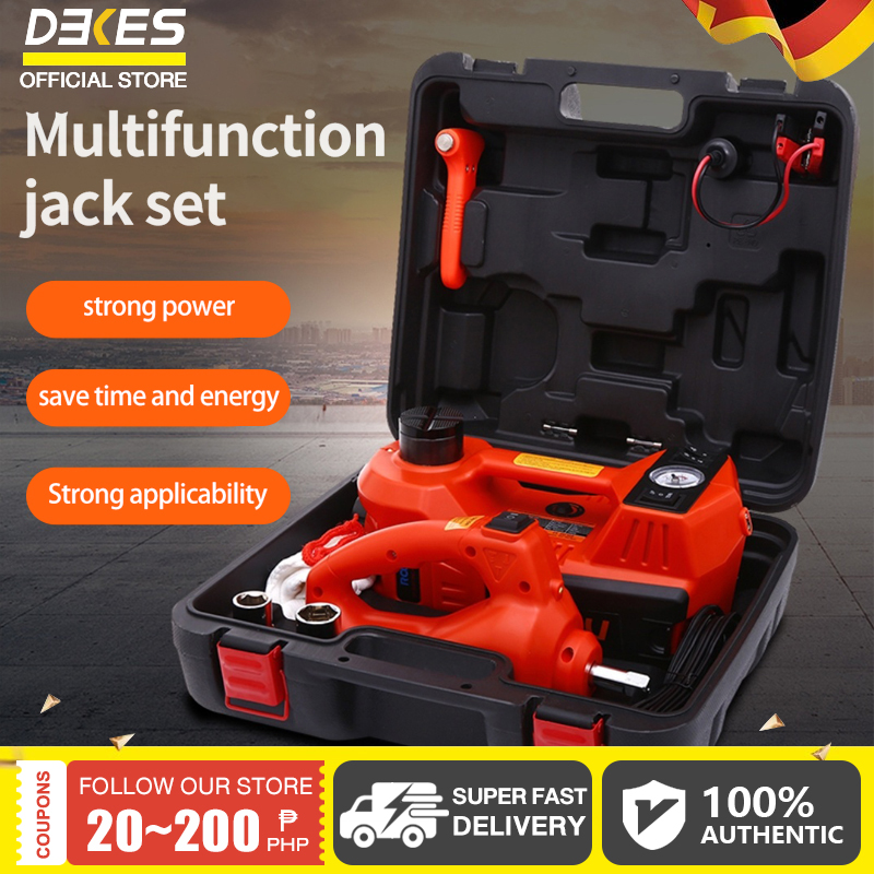 DEKES Car multi-function car air pump electric hydraulic jack for car ...