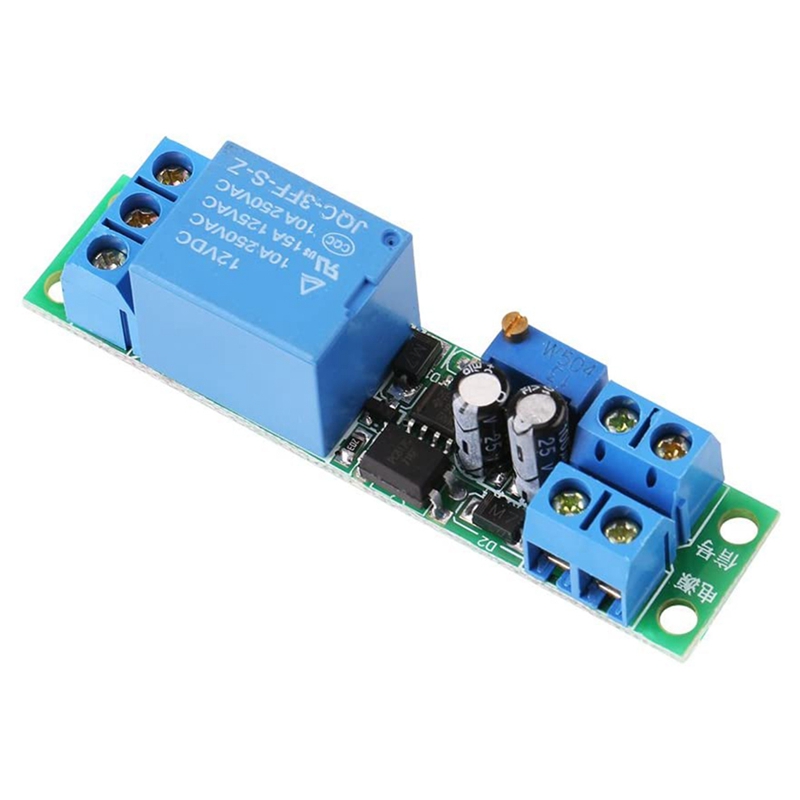 DC 12V Adjustable,12V Adjustable Times Switch Delay On/Off Timer Delay ...