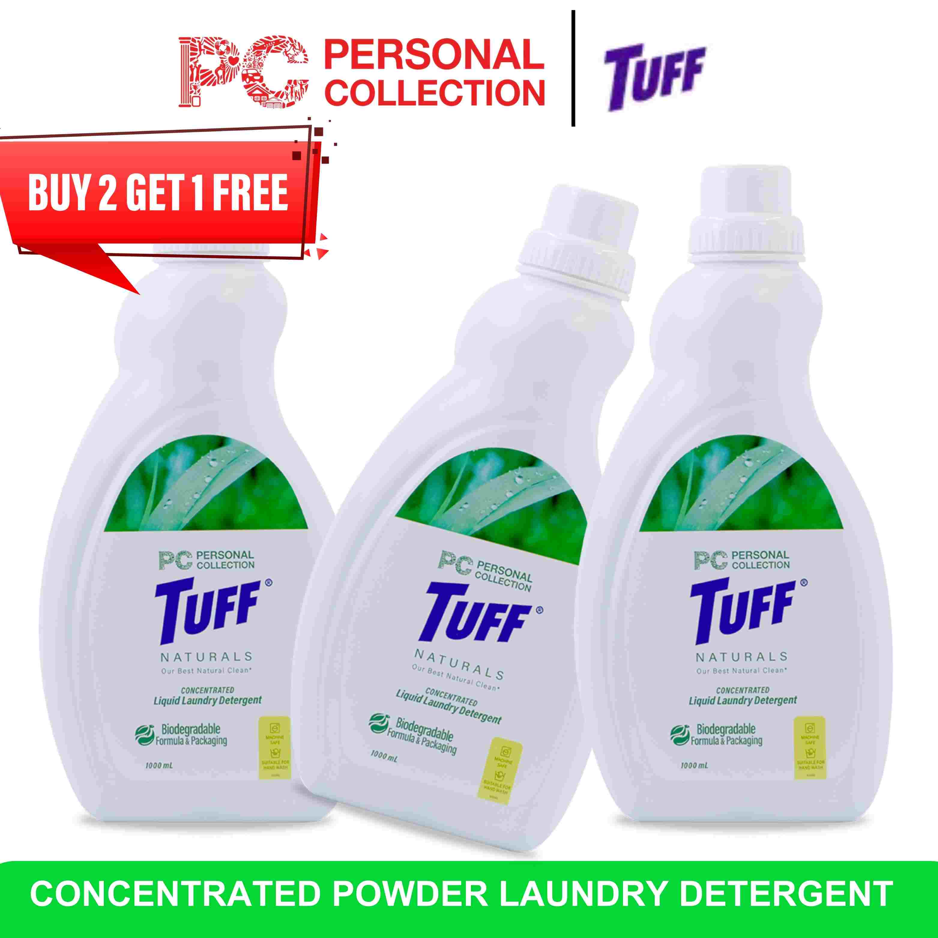 PC TUFF NATURALS Liquid Laundry Detergent 1000mL | Lazada PH