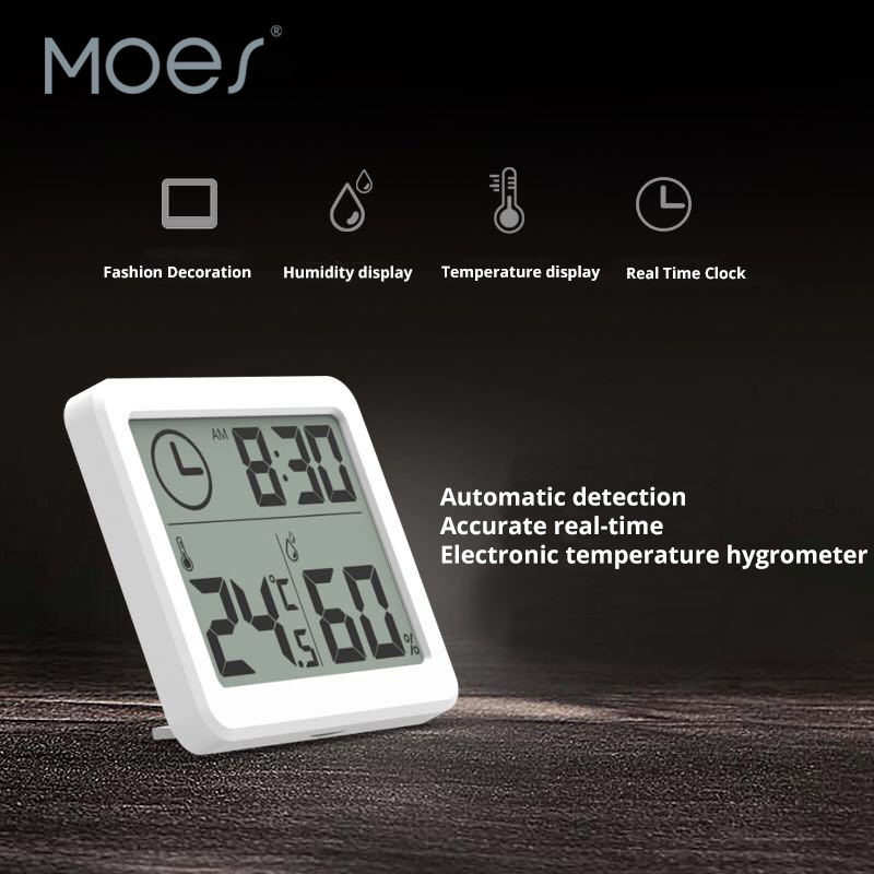 Multifunction Thermometer Hygrometer Automatic Electronic Temperature ...