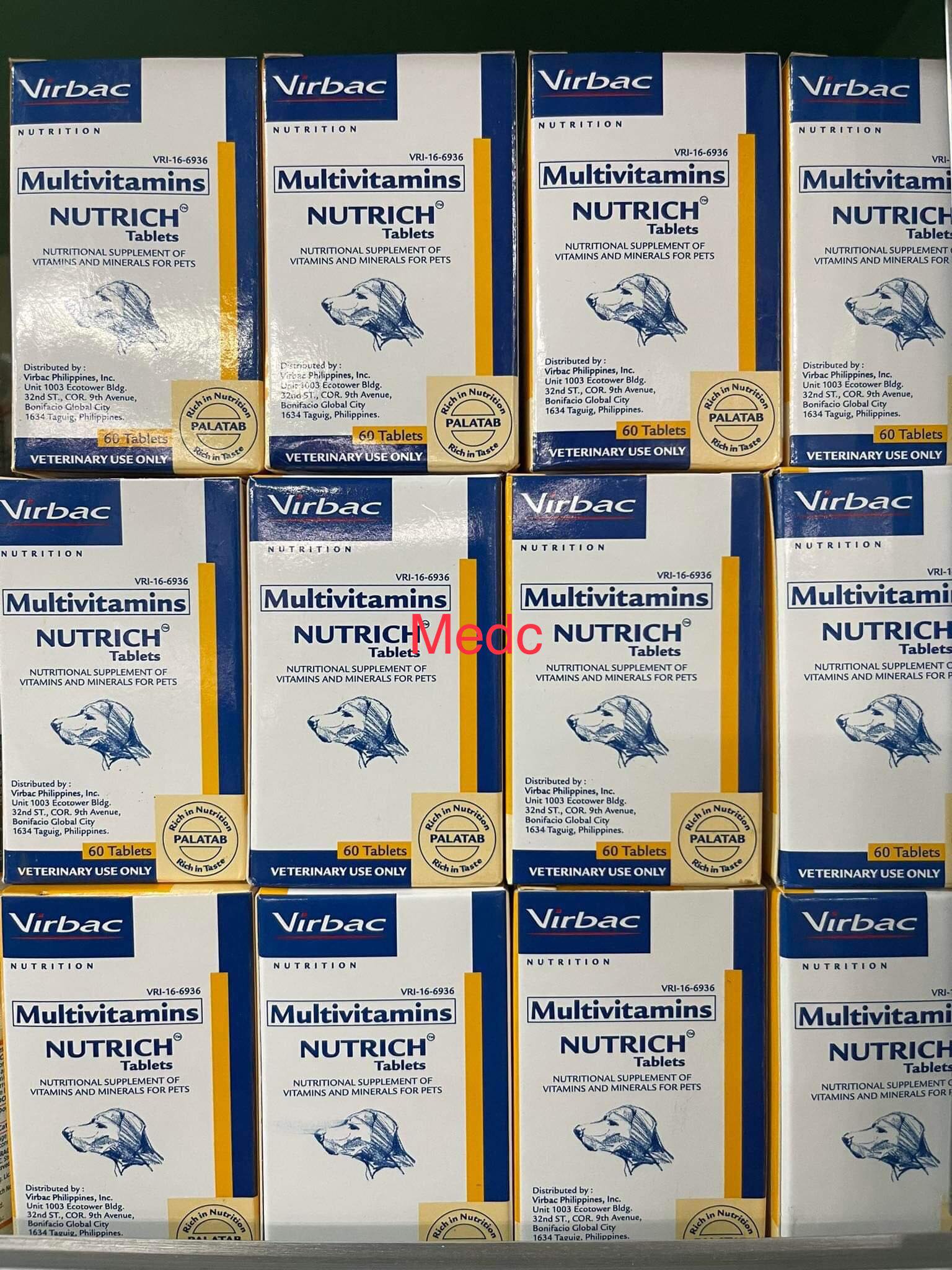 Virbac Nutrich 60 Tablets | Lazada PH