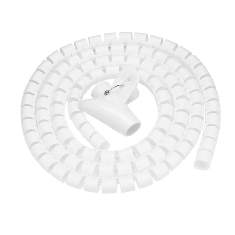 1M Computer Cable Protector Wire Fixing Management Cable Holde Wire ...