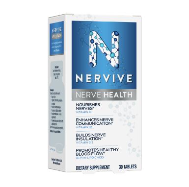 Nervive Nerve Health Nourishes And Generates Energy 30 Daily Tablets ...