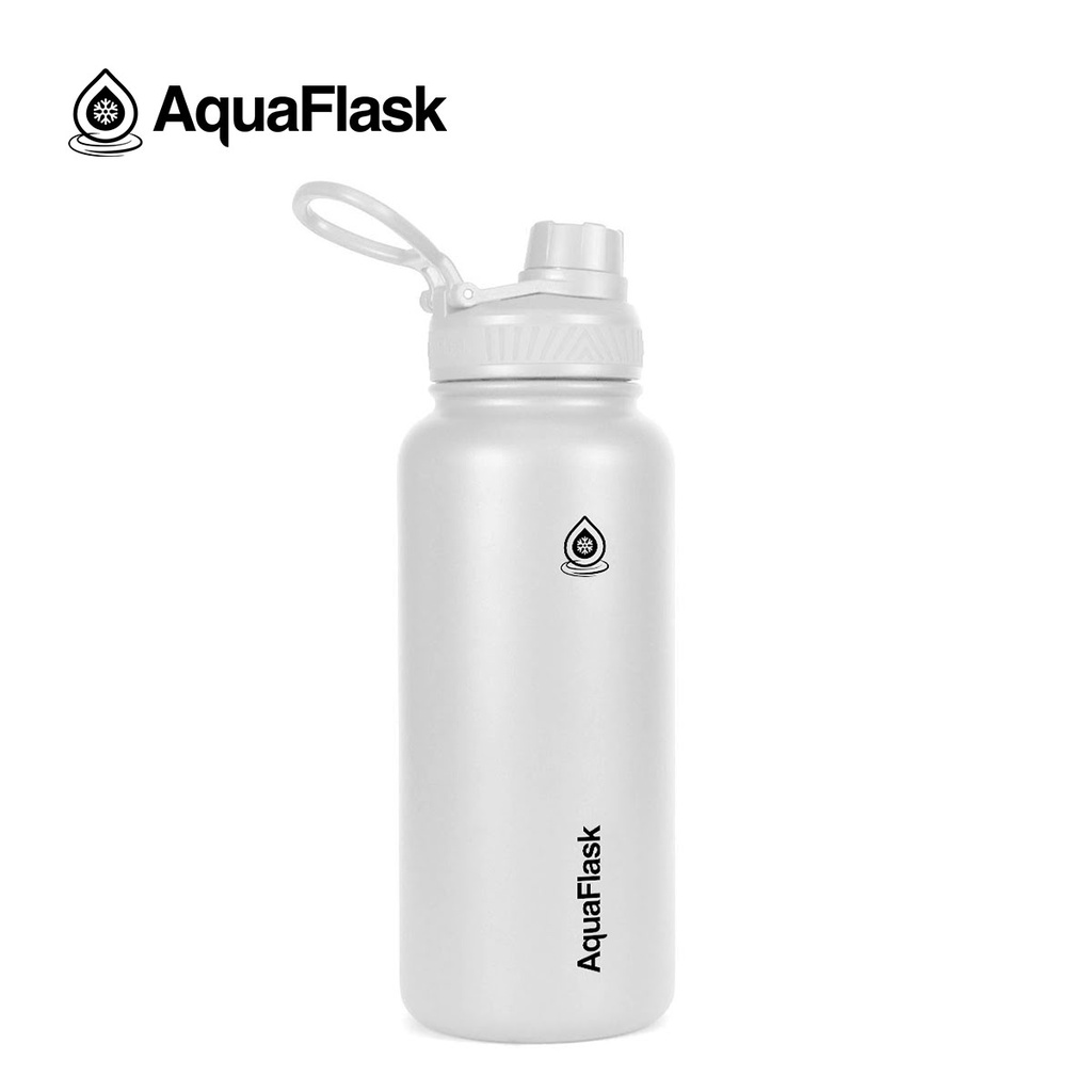 Aquaflask (32oz) Wide Mouth with Cap Lid Vacuum Insulated Drinking ...