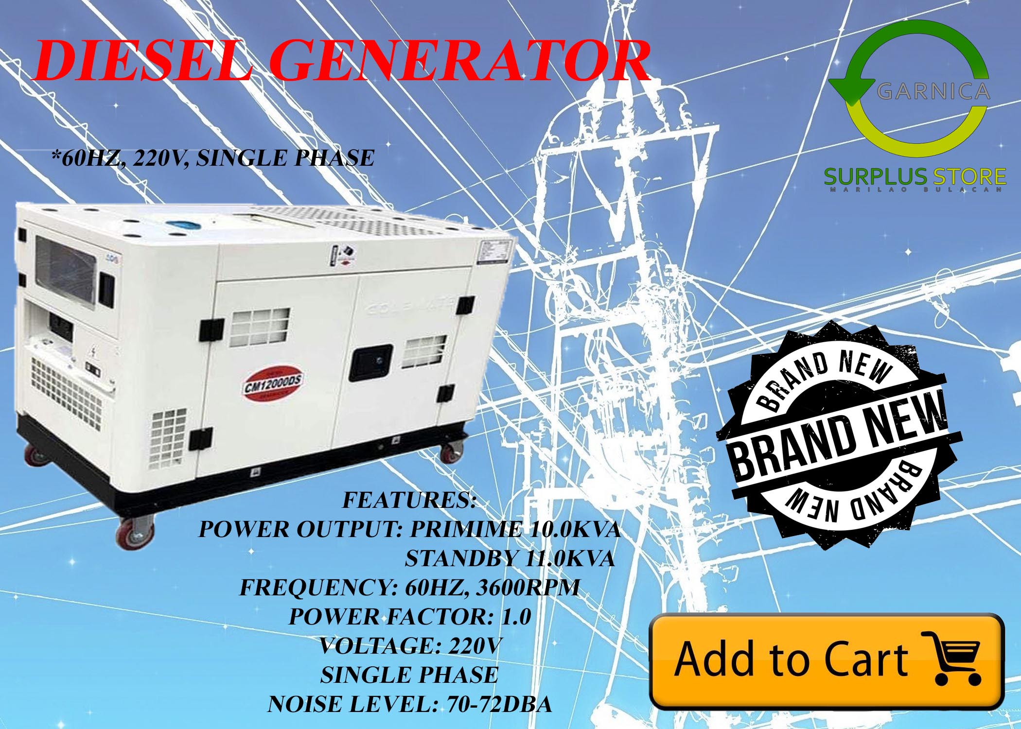COLEMATE Diesel Generator | Lazada PH