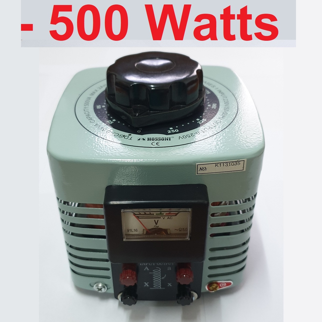 Hossoni Variac Variable Transformers Voltage Regulator TDGC2 500W 500VA ...