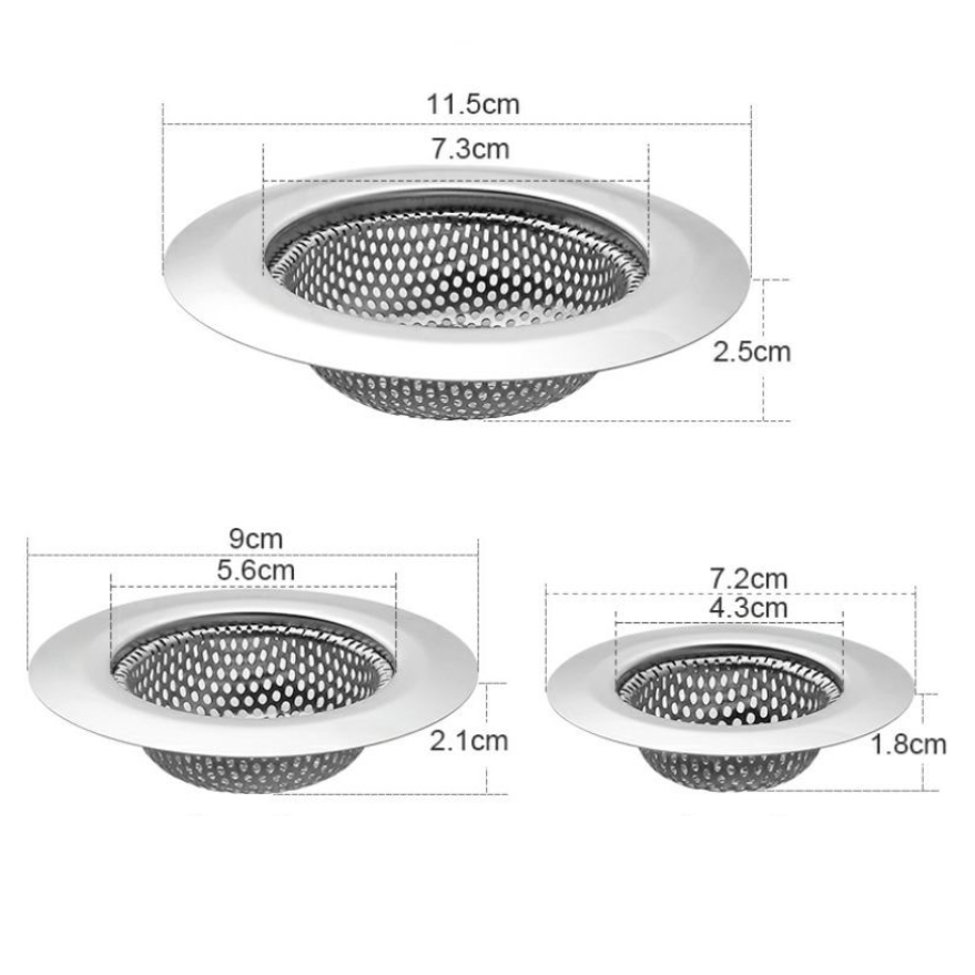 7.5/9/11.5 CM Kitchen Sink Strainer Stainless Strainer Dishwasher ...