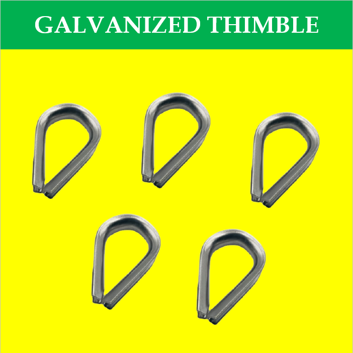 MAGO M2-M12 Stainless Steel & Galvanized Thimble 304 Wire Rope Cable ...