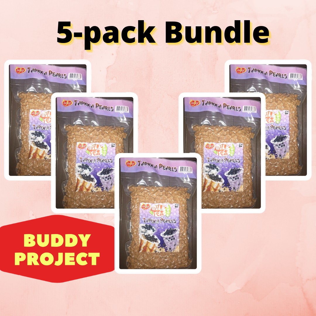 INJOY TAPIOCA PEARLS 5-packs of 1 KG | Milk Tea Pearl Sago | Lazada PH