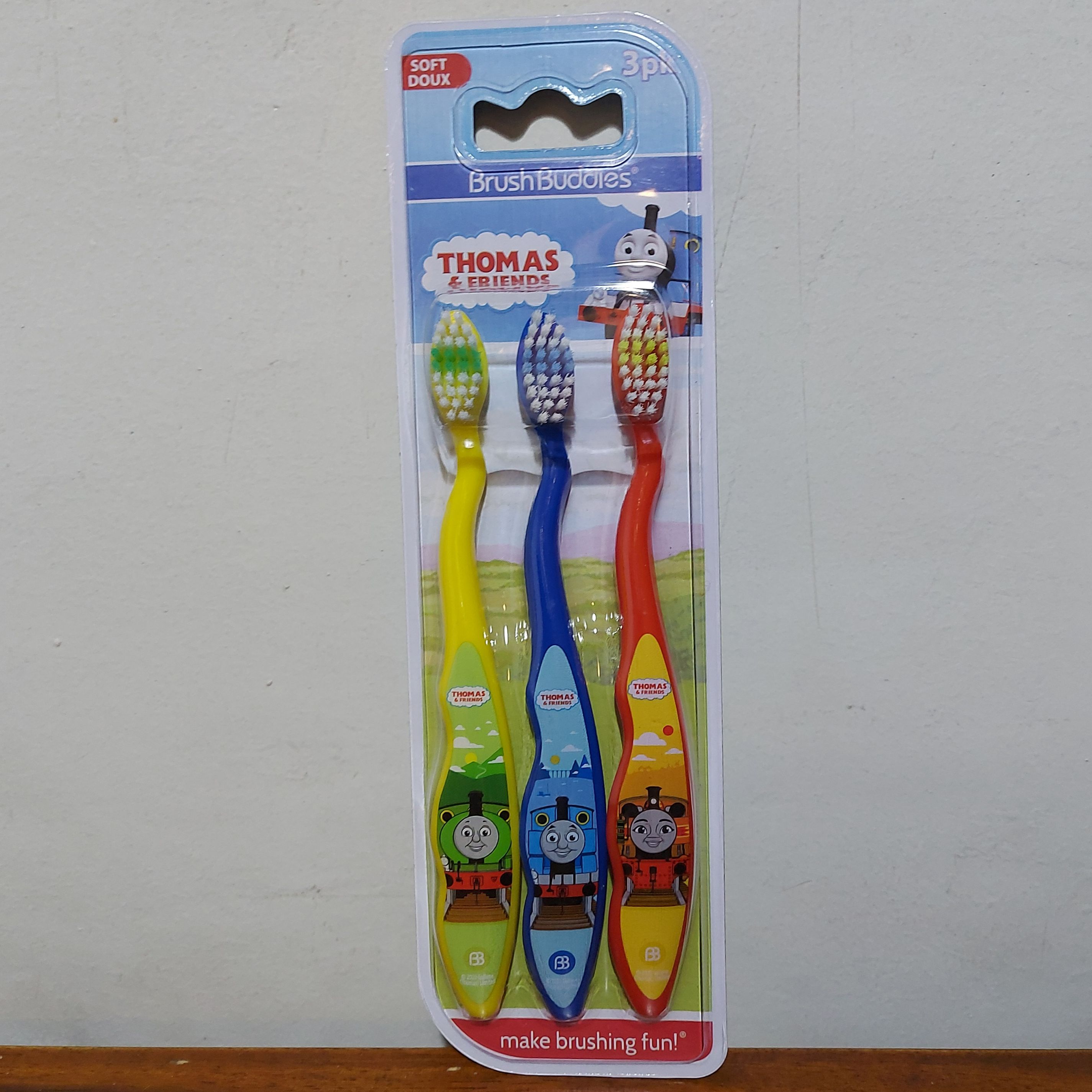 Brush Buddies Thomas & Friends Kid's Toothbrush 3 pcs/pack | Lazada PH
