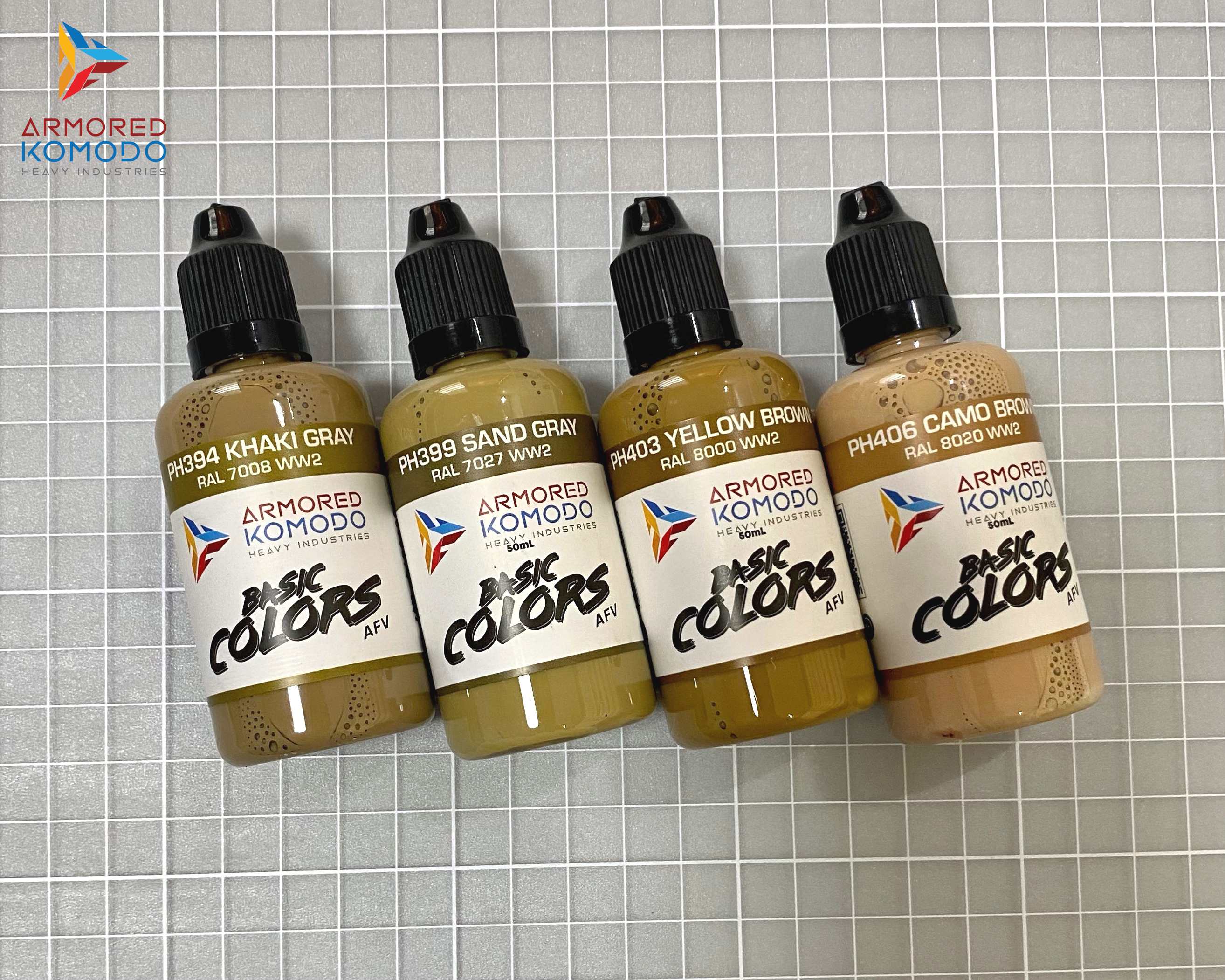 German Afrika Korps WW2 Color Set of 4 Airbrush Hobby Paints | Lazada PH