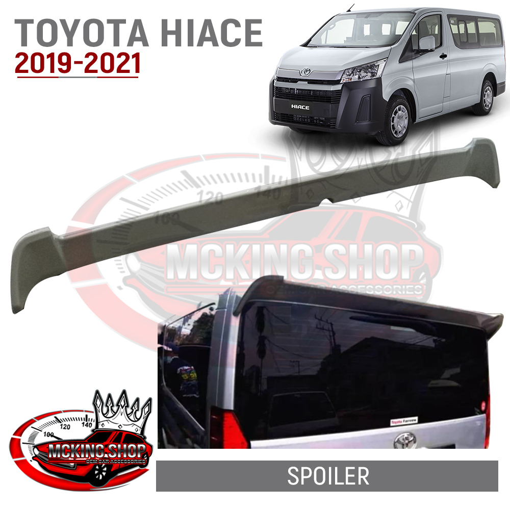 Toyota Hiace Commuter Deluxe 2019-2021 Rear High Roof Spoiler ...
