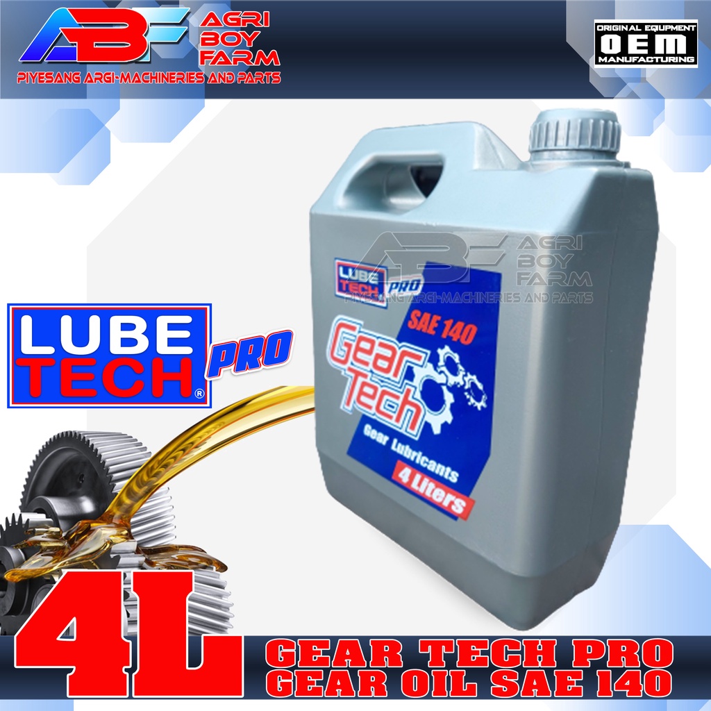 OIL LUBE TECH GEAR TECH SAE 140 4 LITER | Lazada PH