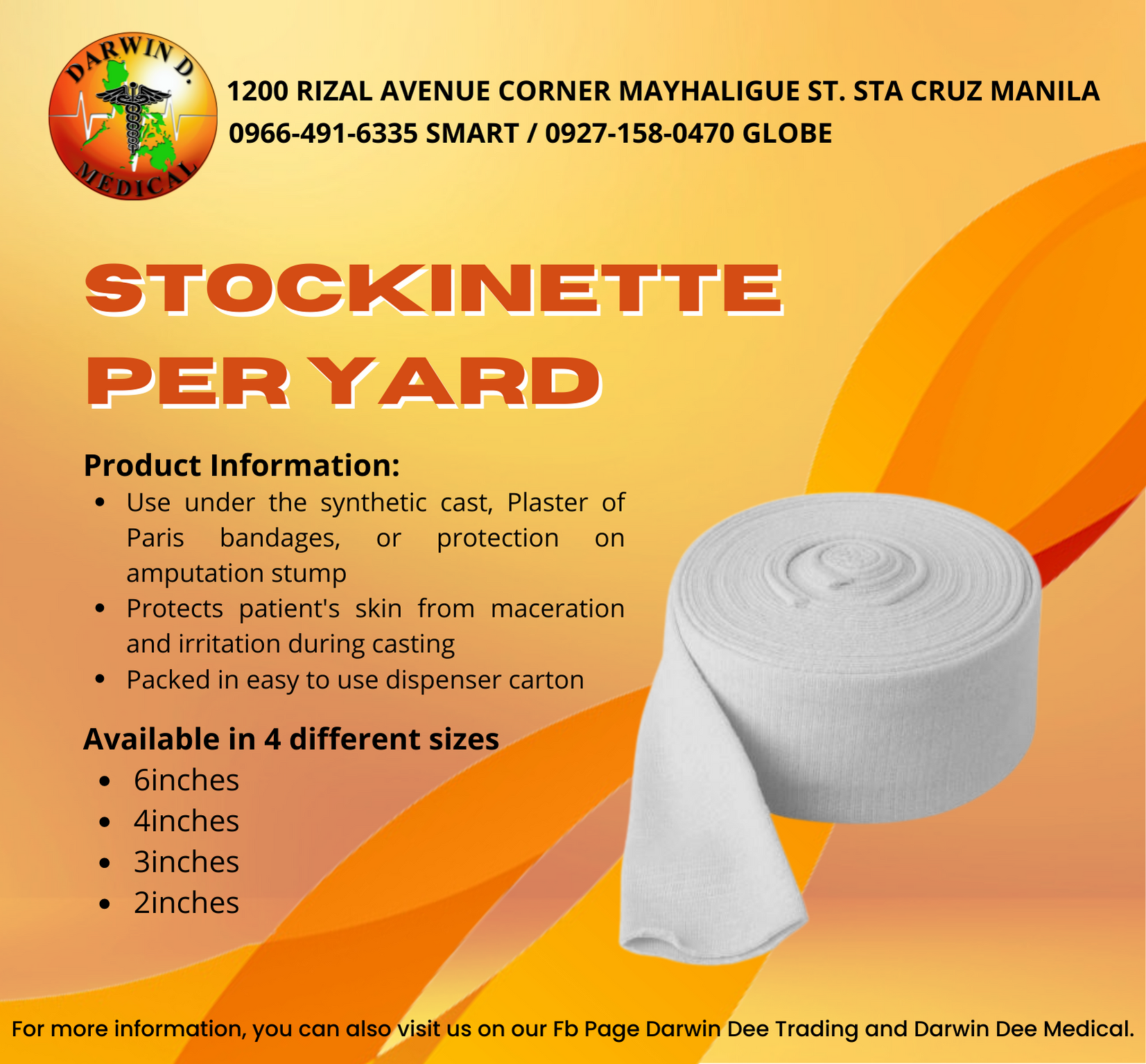 PRIMENET POLYESTER STOCKINETTE ( AVAILABLE SIZES 2, 4, 6) PER YARD ...