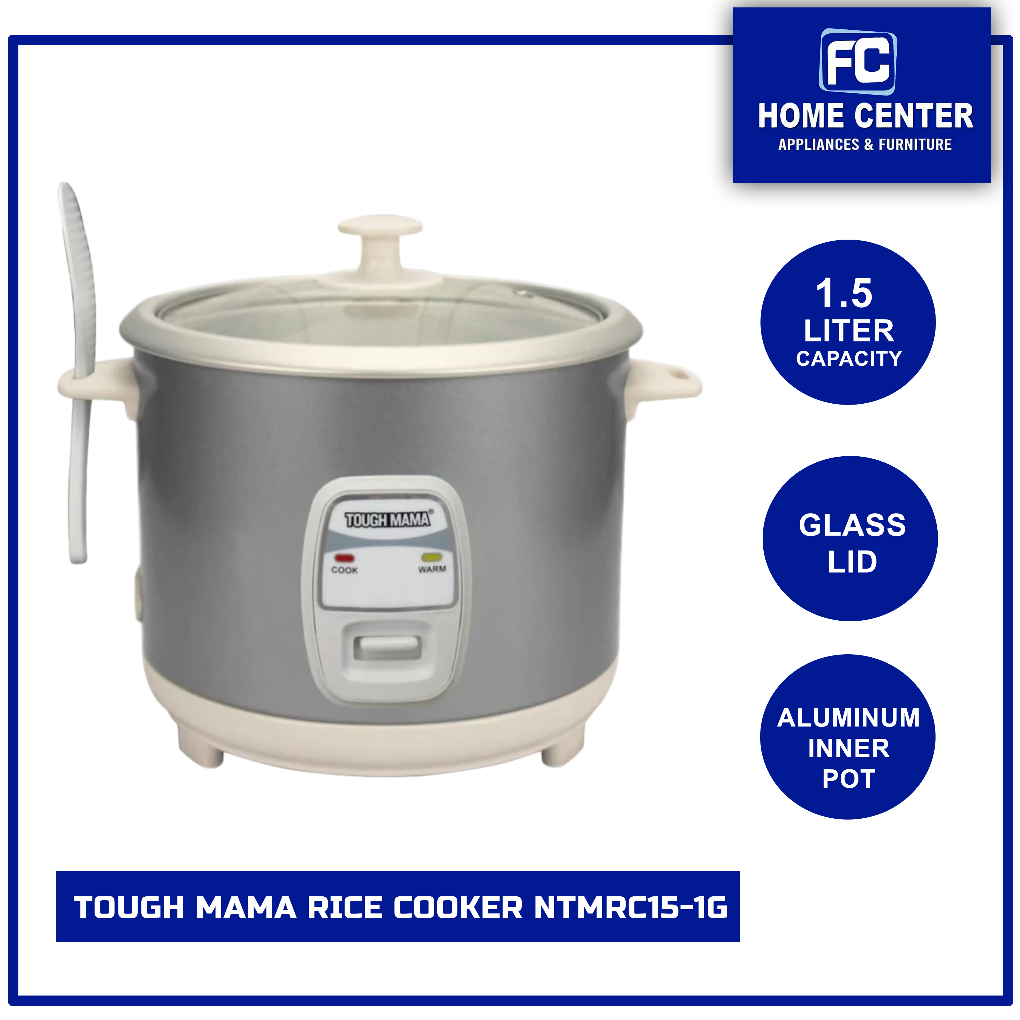 TOUGH MAMA RICE COOKER NTMRC15-1G | Lazada PH
