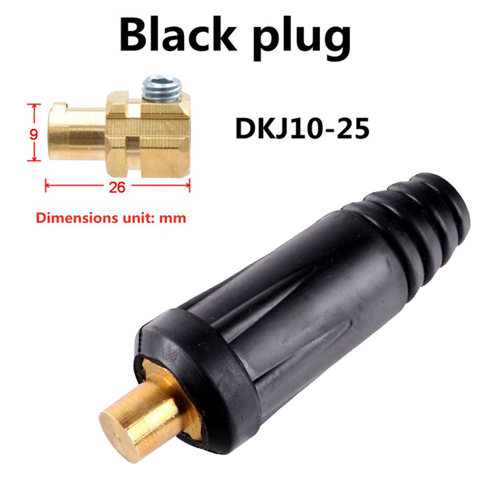 Standard Welding Cable Connector Plug and Socket Set DKJ 10-25 For Air ...