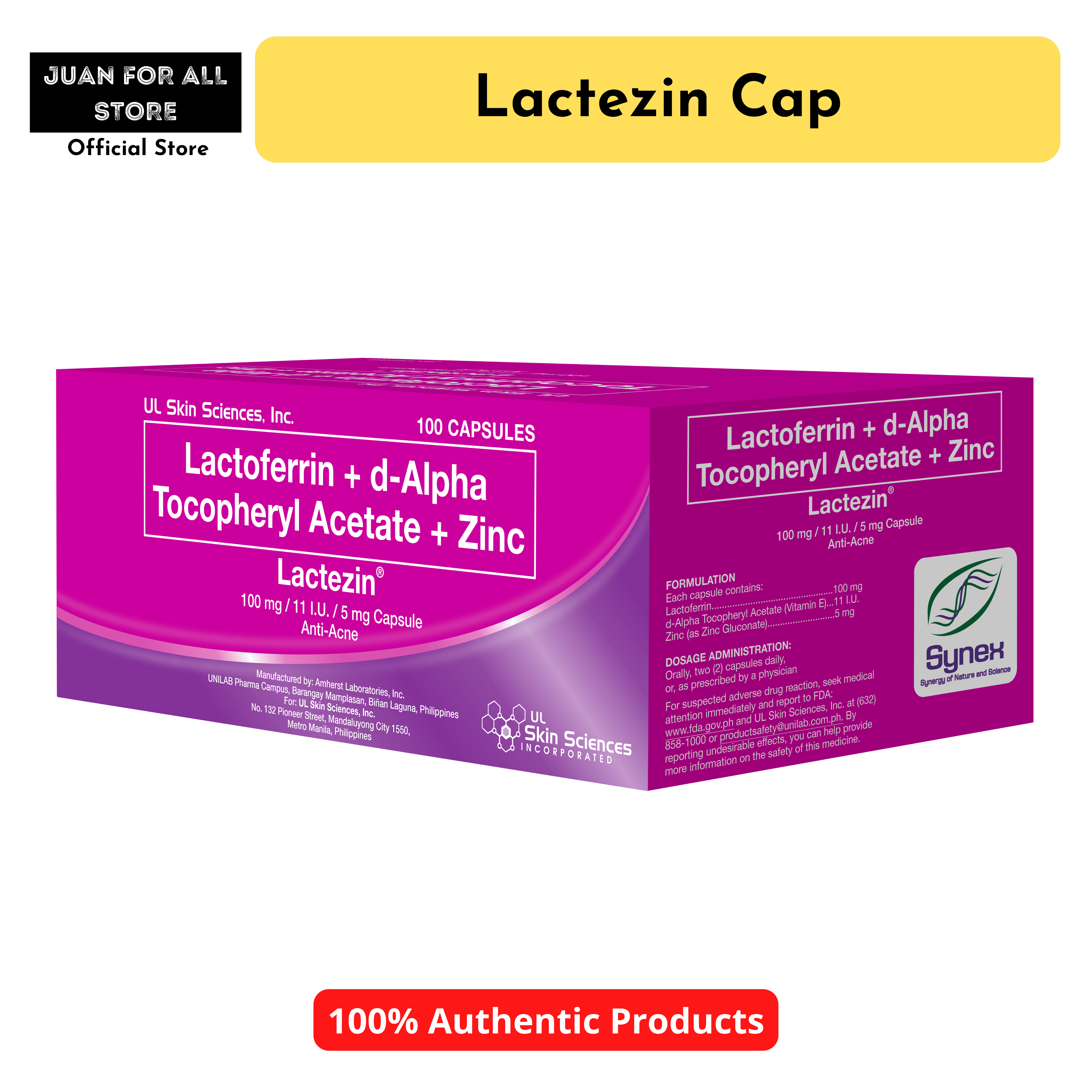 Lactezin Cap (Pack of 10) | Lazada PH
