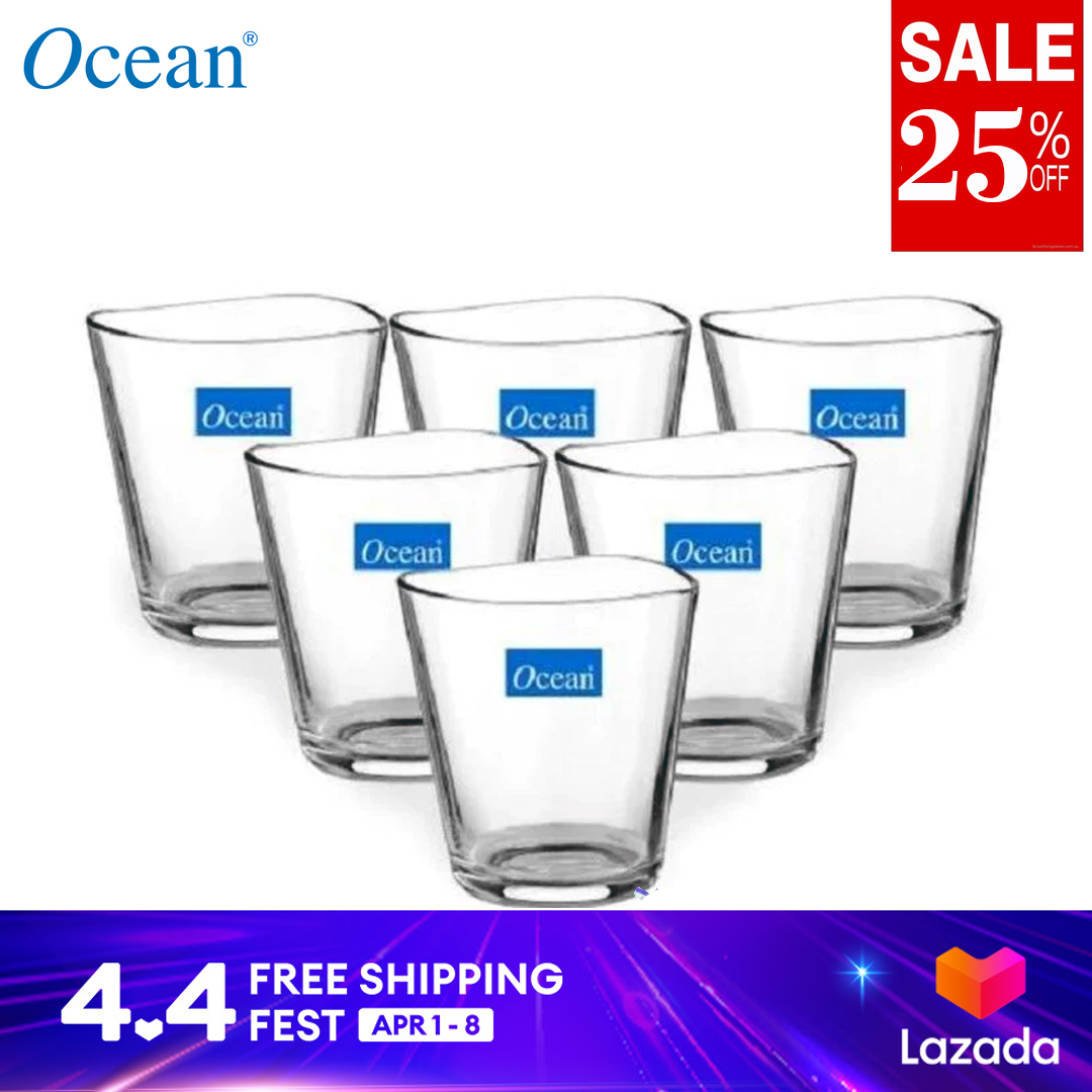 Ocean Glassware Centique Rock 245ml Set of 6pcs | Lazada PH