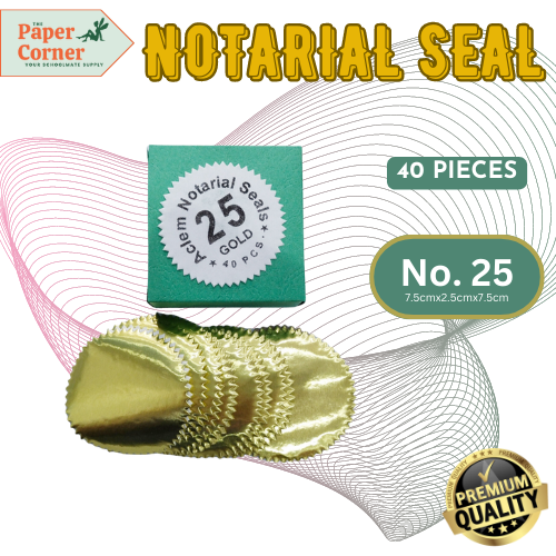 NOTARIAL SEAL NOTARY SEAL CORPORATE SEAL NO.23/NO.24/NO.25 ASSORTED ...