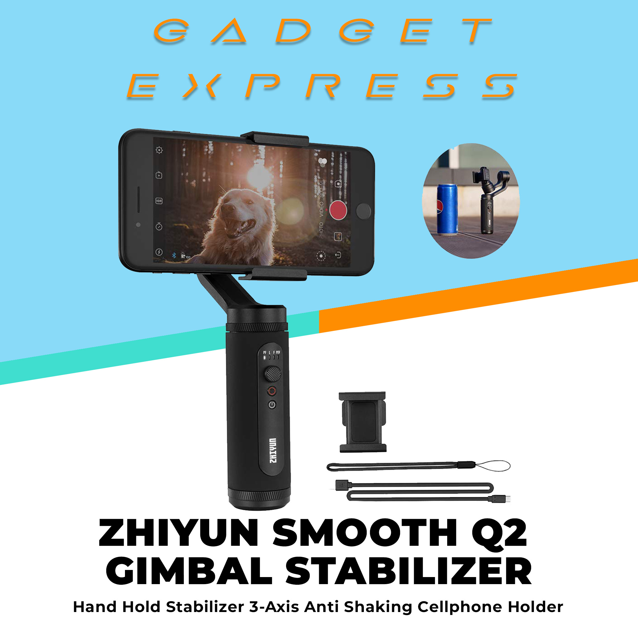 ZHIYUN Smooth Q2 3-Axis Handheld Pocket Gimbal for Smartphones | Lazada PH