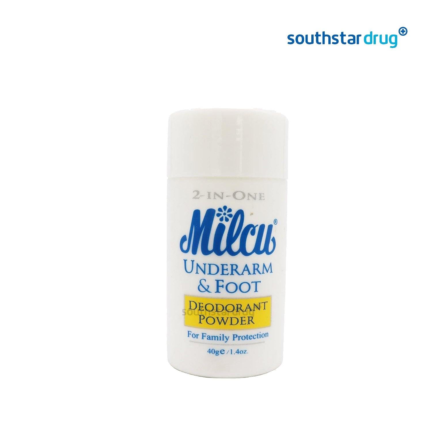 Milcu Deodorant Powder 40 g | Lazada PH